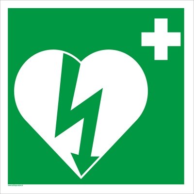 Cartello Segnaletico Frontale per Defibrillatore DAE